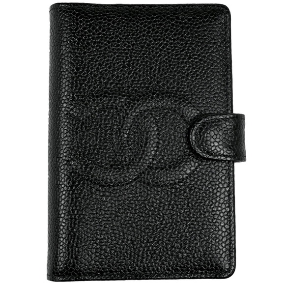 CHANEL | Bags | Chanel Cocomark Notebook Cover Mini Book Caviar Skin ...